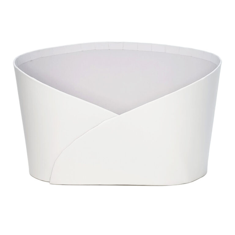 Oval Hamper Box White 26.5x18.5cm | Floral Craft